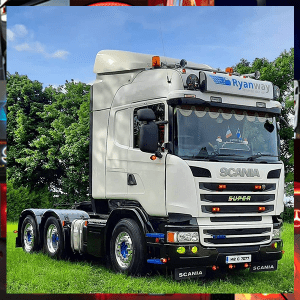 Custom Dutch Style Illuminated Led Truck Headboard
