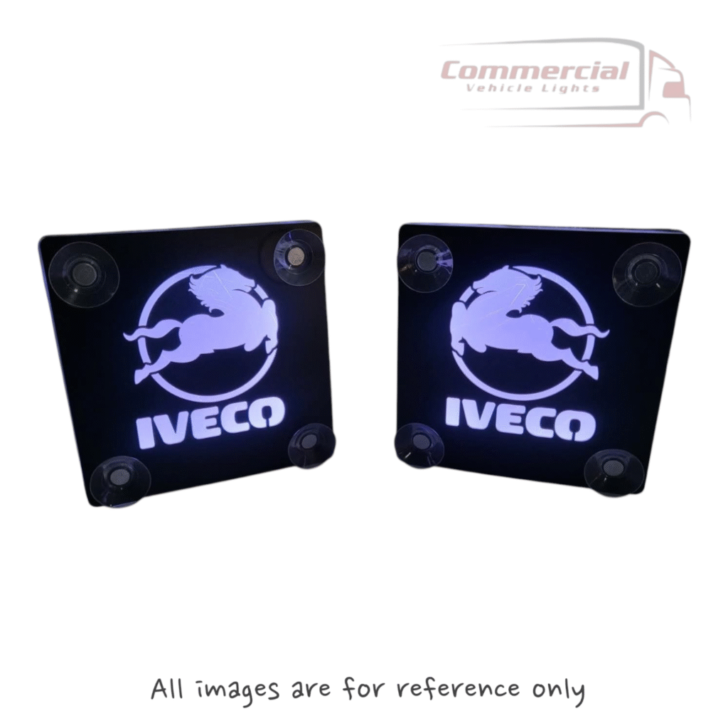 IVECO LED 3D Window Signs 140x140mm (Anti-glare)