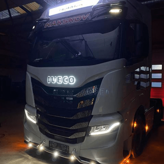 Truck LED Grille Badges / Emblems - Commercial Vehicle Lights Ltd
