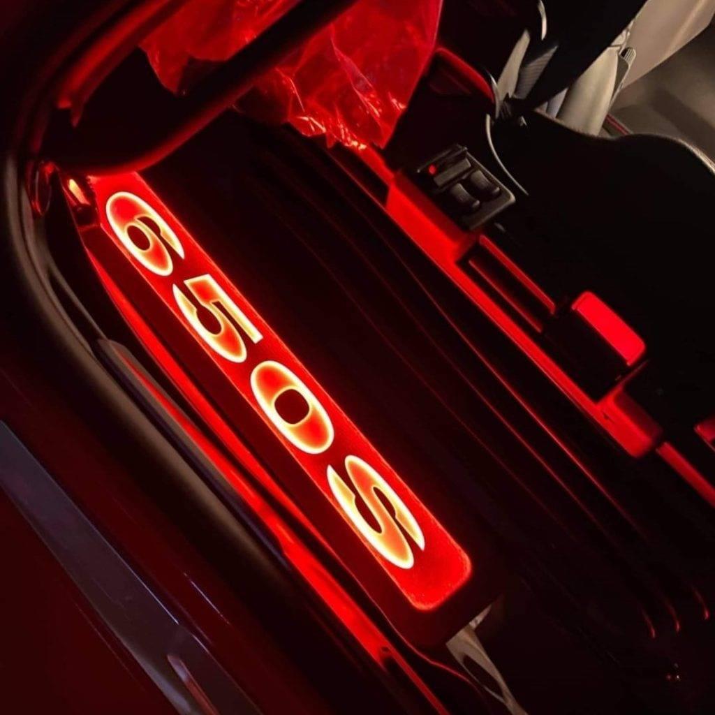 Scania Truck LED Seat Bases (Side Lit) - Commercial Vehicle Lights Ltd