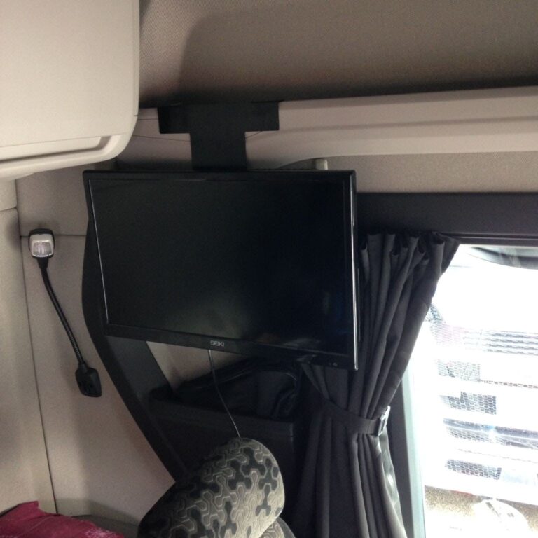 Scania Next Gen V8 Bunk TV Mounting Bracket - Commercial Vehicle Lights Ltd
